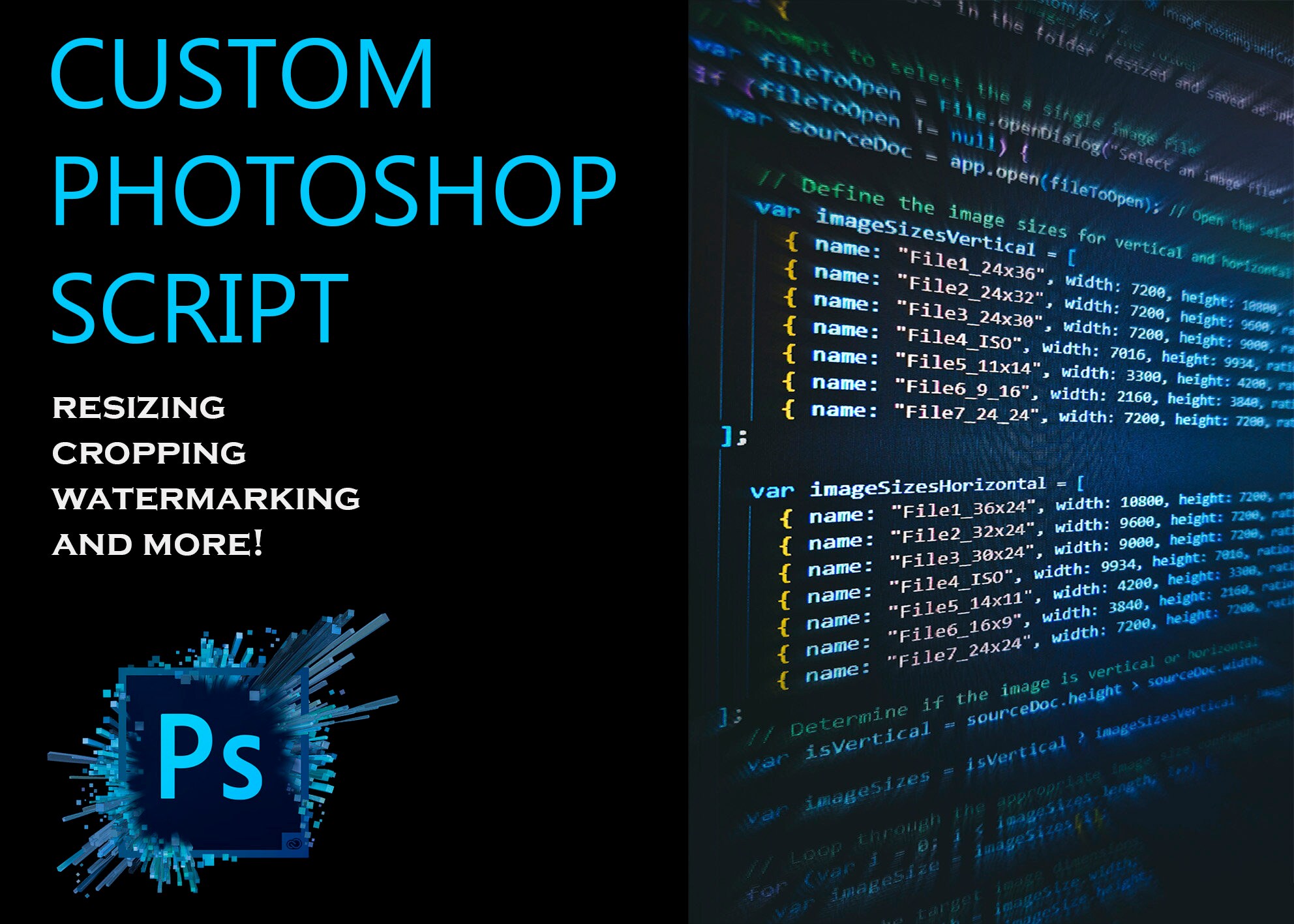 Custom Photoshop Script Automate Your Digital Print Shop Workflow - Etsy