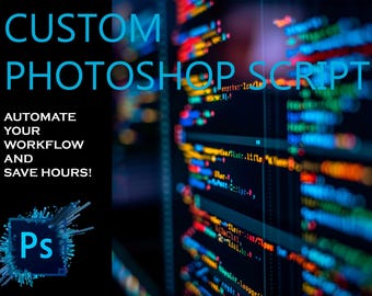 Photoshop Script for Batch Mockup Creation | Automate Your Digital Print Shop Workflow - Etsy