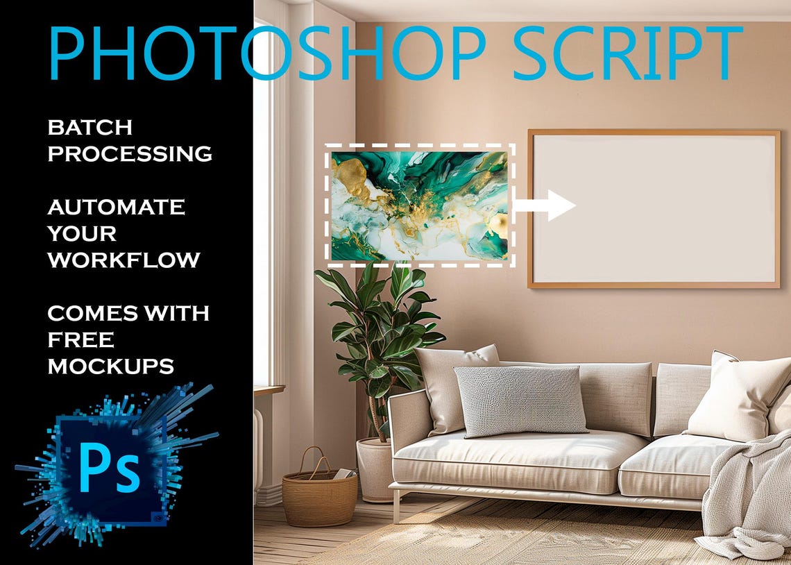 Photoshop Script for Batch Mockup Creation | Automate Your Digital ...
