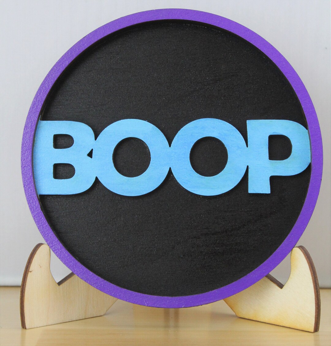 Wooden "boop" Sign - Etsy