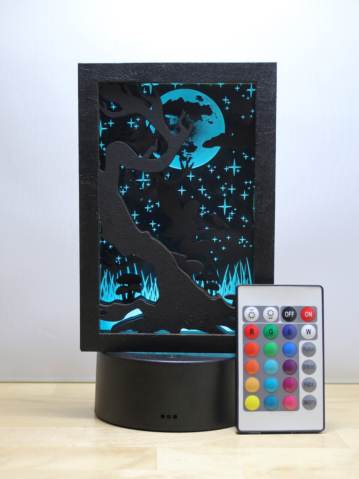 Fairy Light Shadow Box color Changing With Remote - Etsy