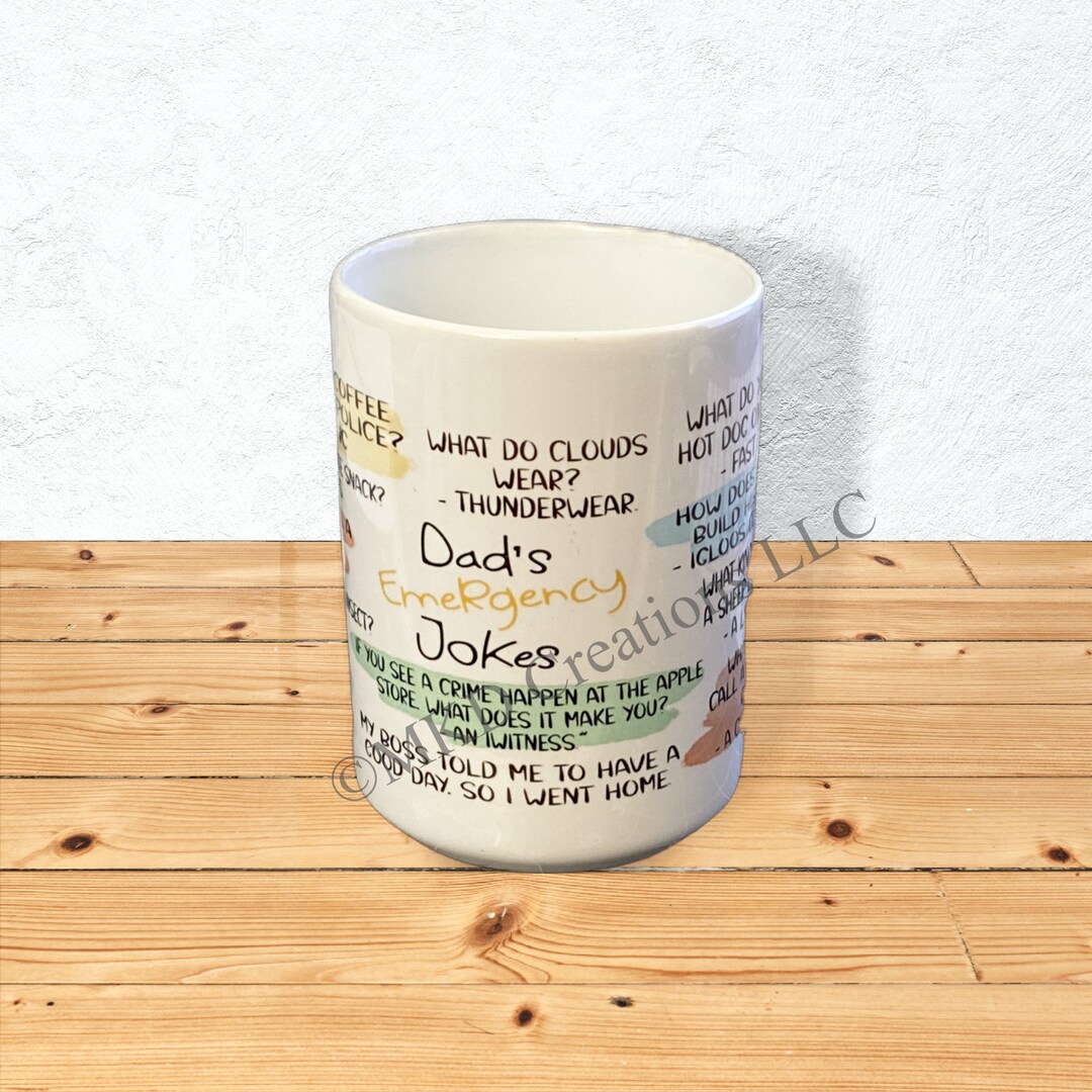 Dad Jokes Coffee Mug Funny Jokes Corny Jokes Etsy