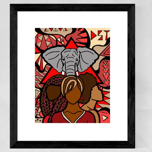 Delta Sigma Art Delta Art Prints Black Artists African - Etsy