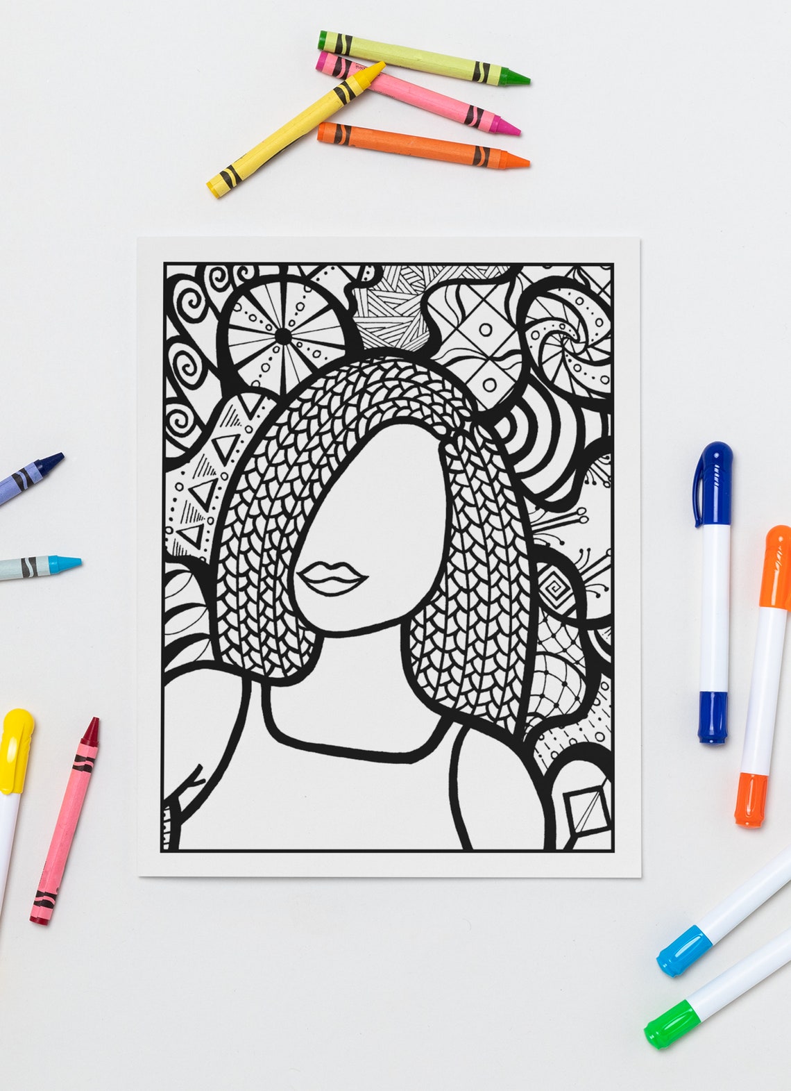 Black Coloring Books, Coloring Book for Adults, African American ...