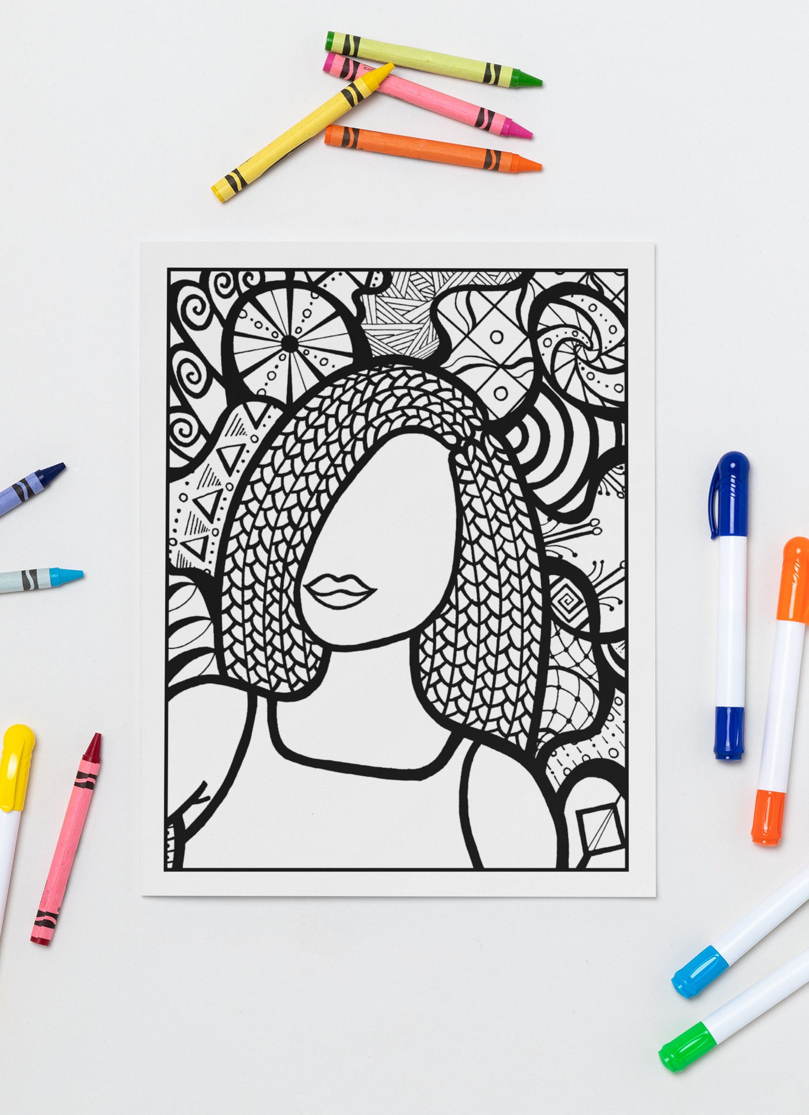 Black Coloring Books, Coloring Book for Adults, African American ...