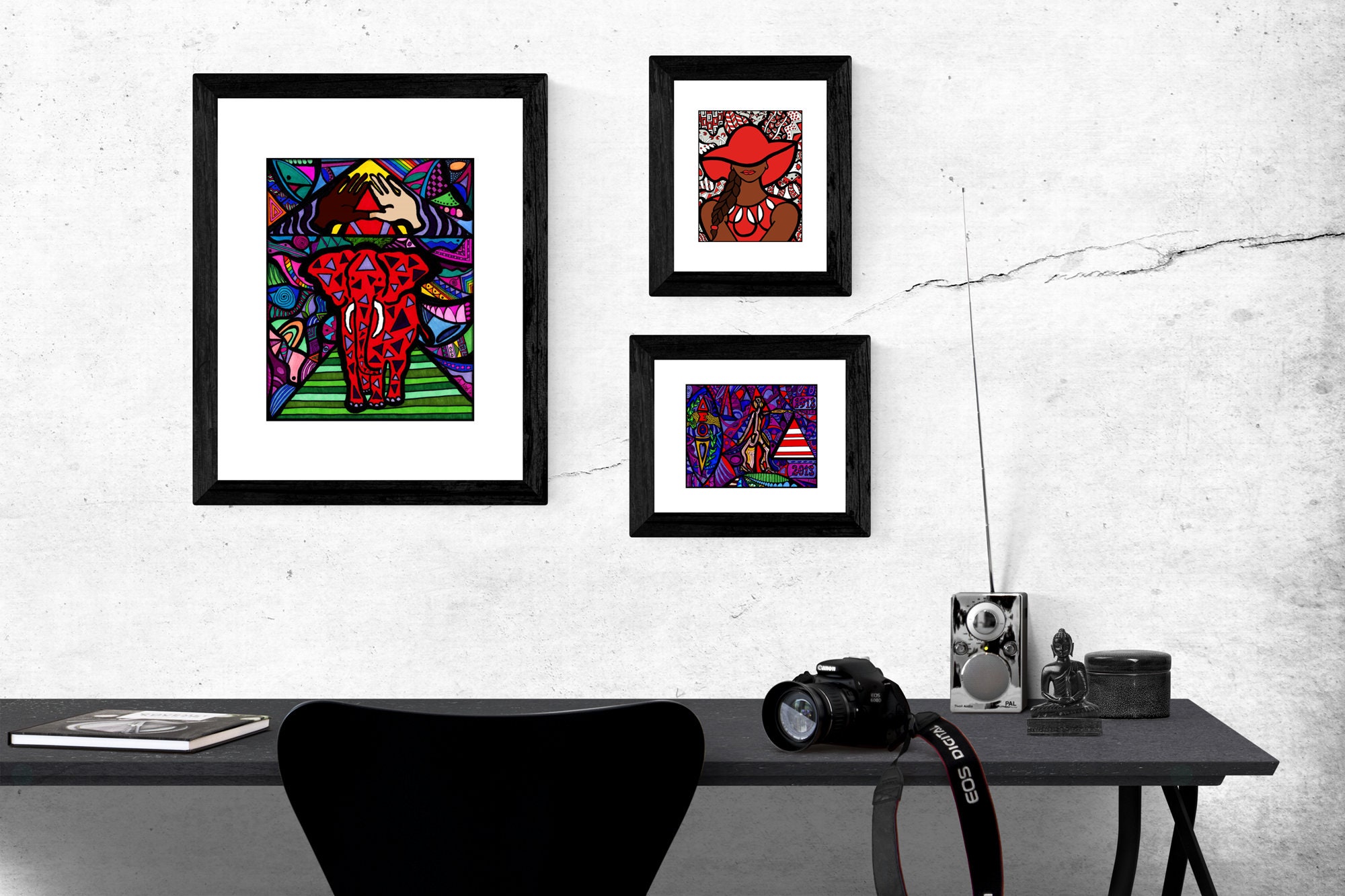 Delta Sigma Art Print African American Art Delta Gifts - Etsy