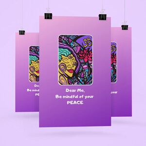 Positive Affirmations Wall Decor, Positive Quotes Prints, Self Care ...