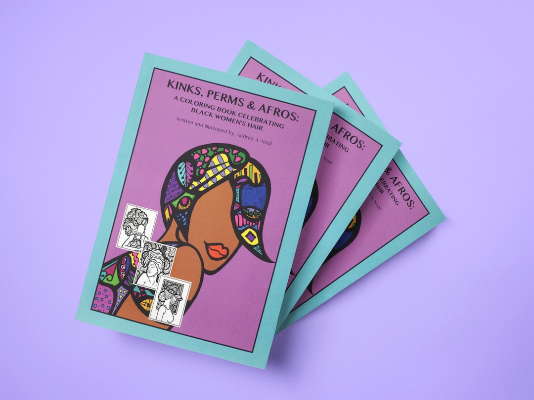 Black Coloring Books, Coloring Book for Adults, African American ...