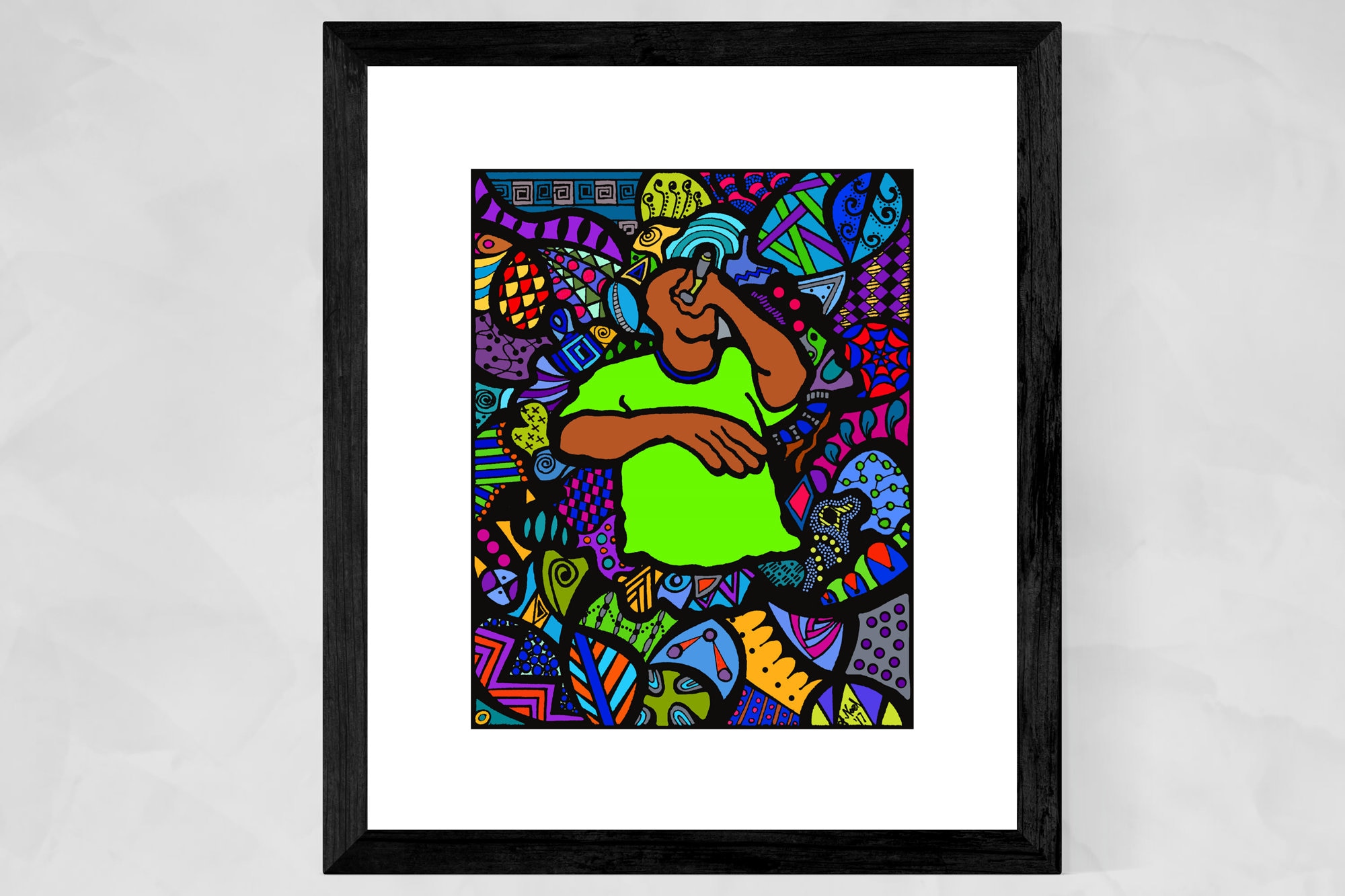 Hip Hop Art Prints Music Posters Hip Hop Art Rap Music Man | Etsy