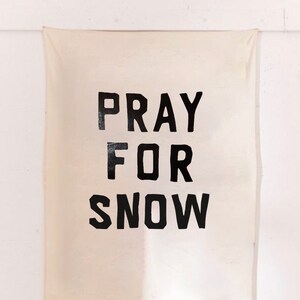 Pray for Snow Tapestry Free Shipping. Next Day Shipping - Etsy