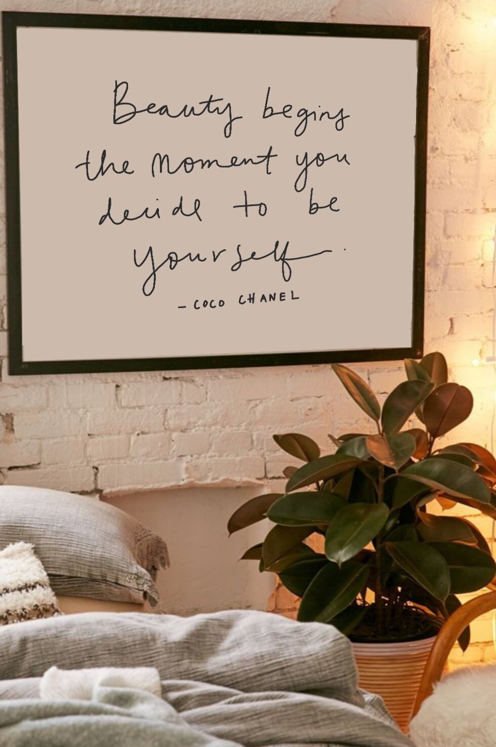 Coco Chanel Quote Digital Download Minimalist Print Poster - Etsy