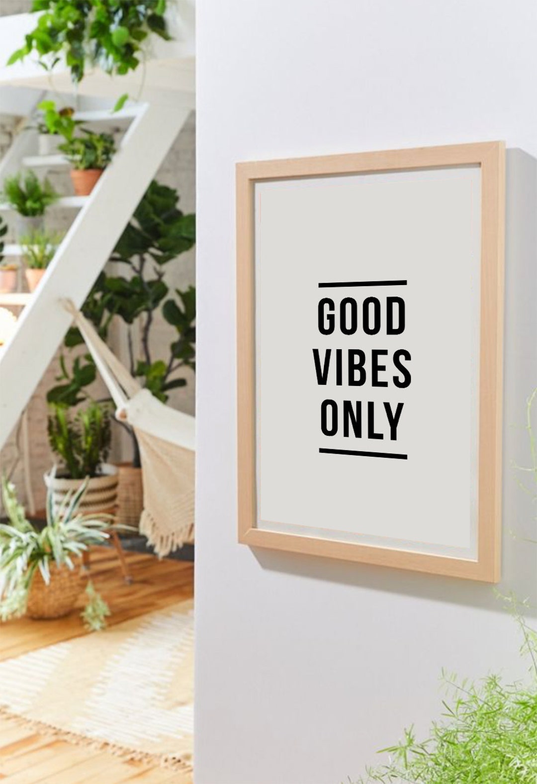 Good Vibes Only, Digital Download, Printable Poster, Fine Decor, Quote ...