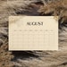Boho 2023 Calendar, Digital Download, Printable Calendar, Abstract Art ...