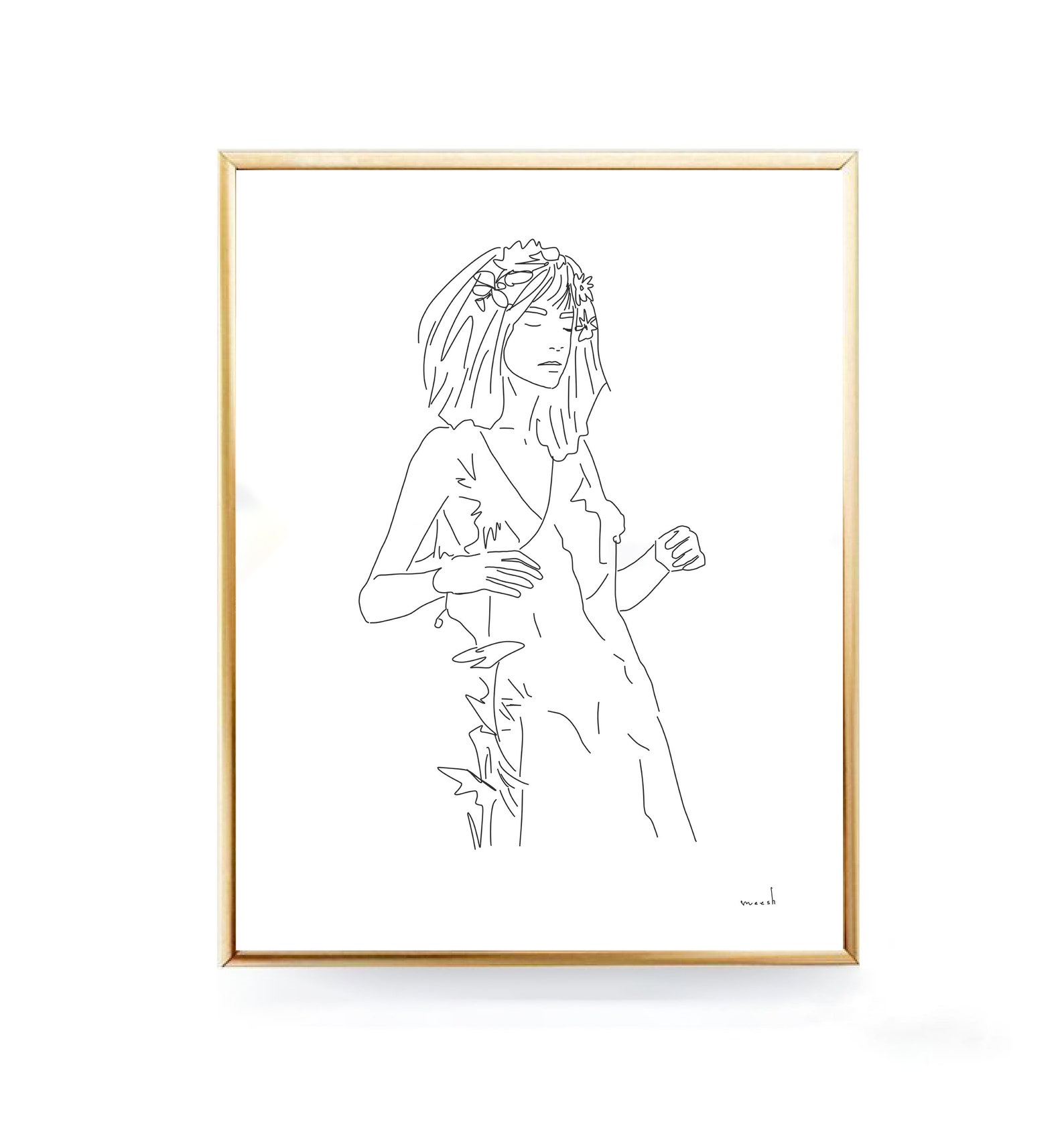 Patti Smith Portrait, Minimalist Line Art, Modern Art, Original ...
