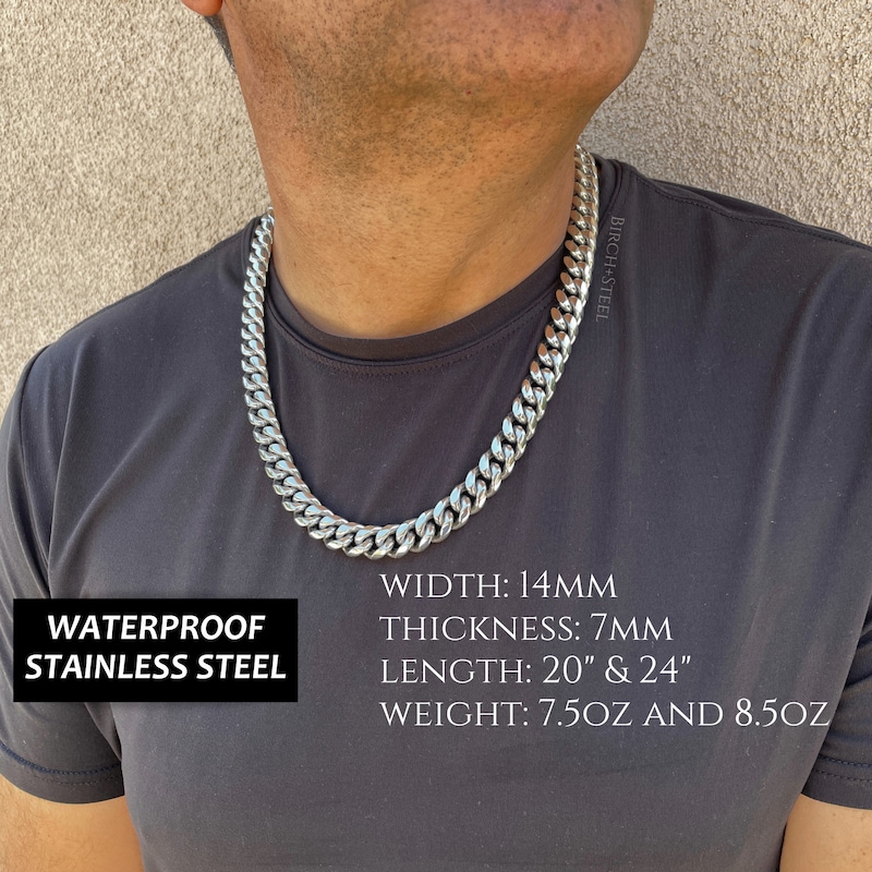 Stainless Steel Neck Chains - Etsy