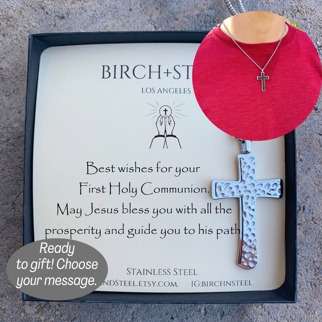 Communion Gift for Boys, Christian Boy Gift, Confirmation Gift for Son ...