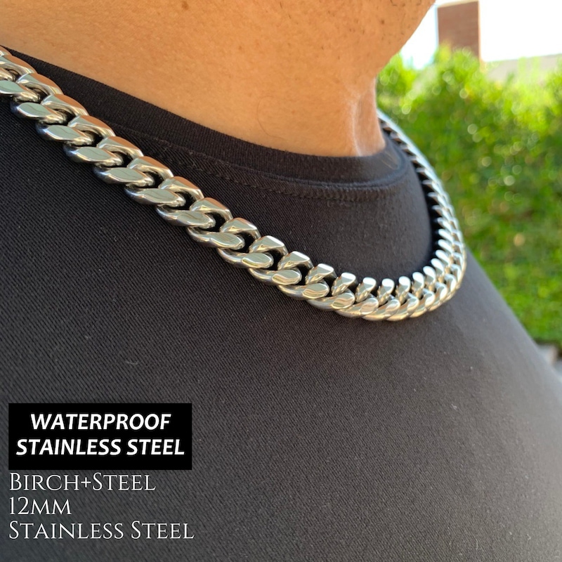 Stainless Steel Cuba Link - Etsy