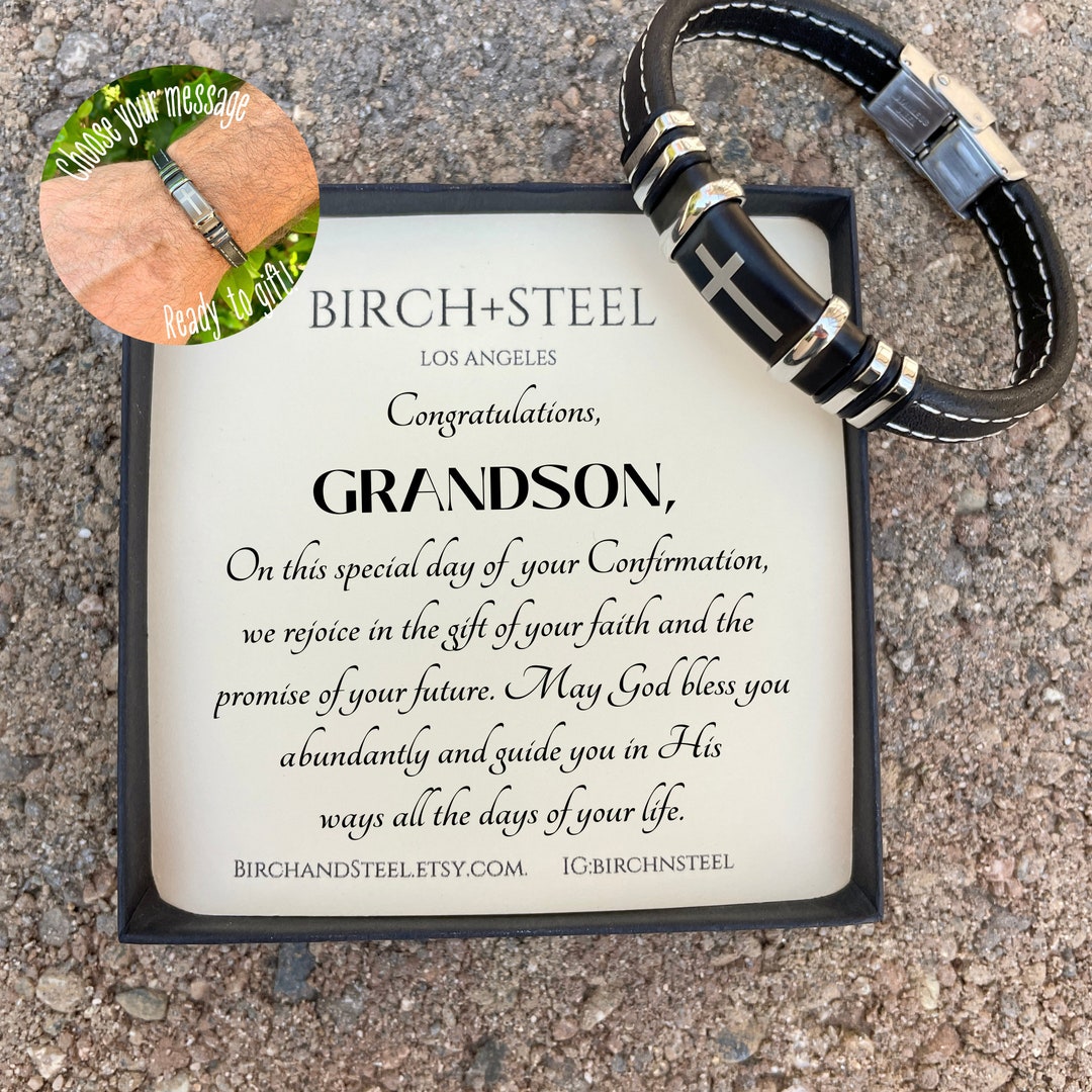 Grandson Confirmation Gift, Meaningful Gift for Grandson's Communion ...