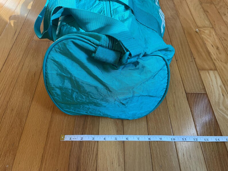 Vintage "alpine" Turquoise Duffle Gym Travel Bag - Etsy
