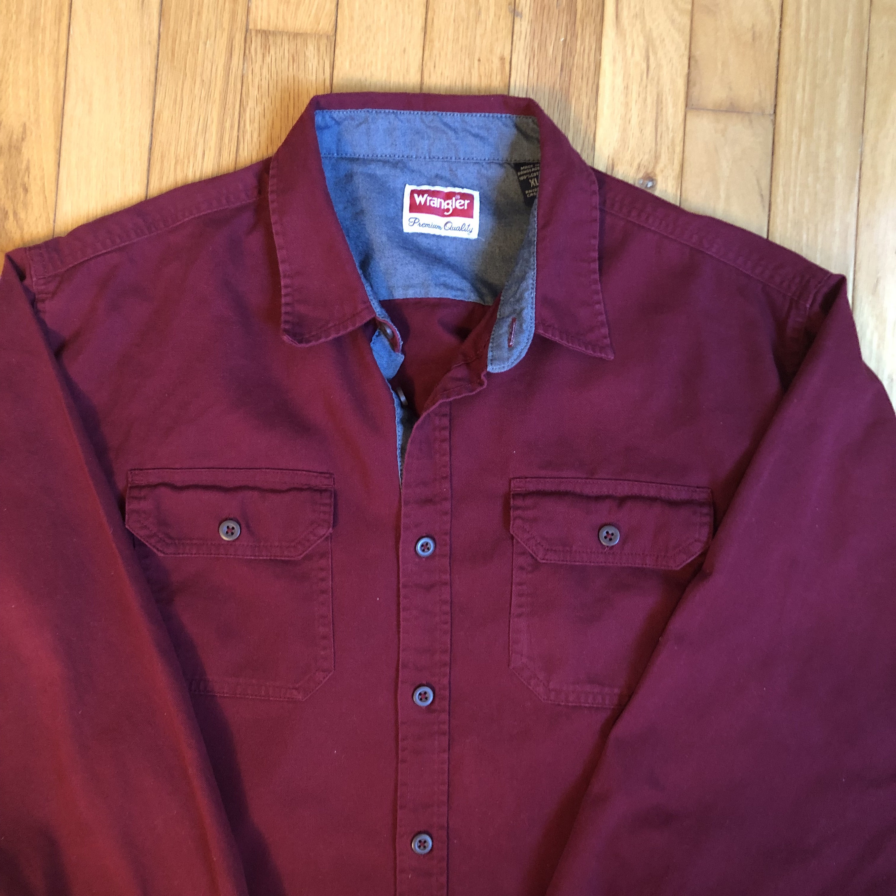 Vintage Wrangler Work Shirt - Etsy