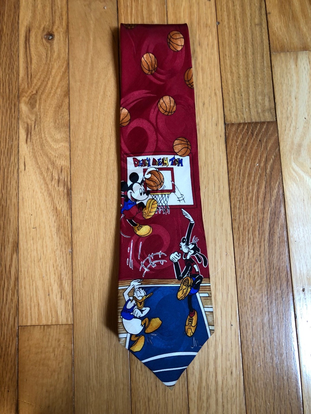 Disney mickeys Dream Team Unlimited Access Silk Basketball Tie - Etsy