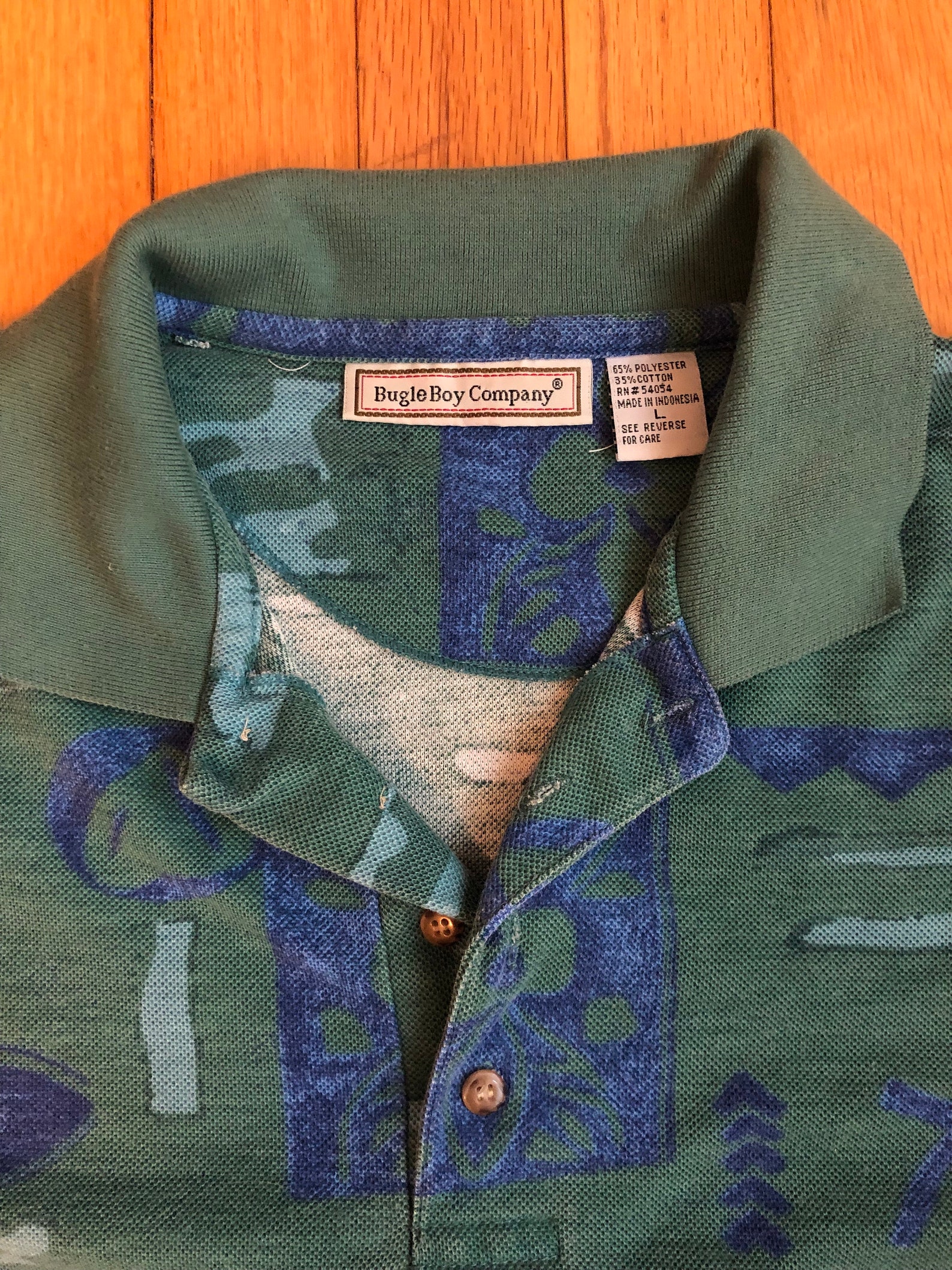 Vintage “bugle Boy” Seaside Themed Polo - Etsy