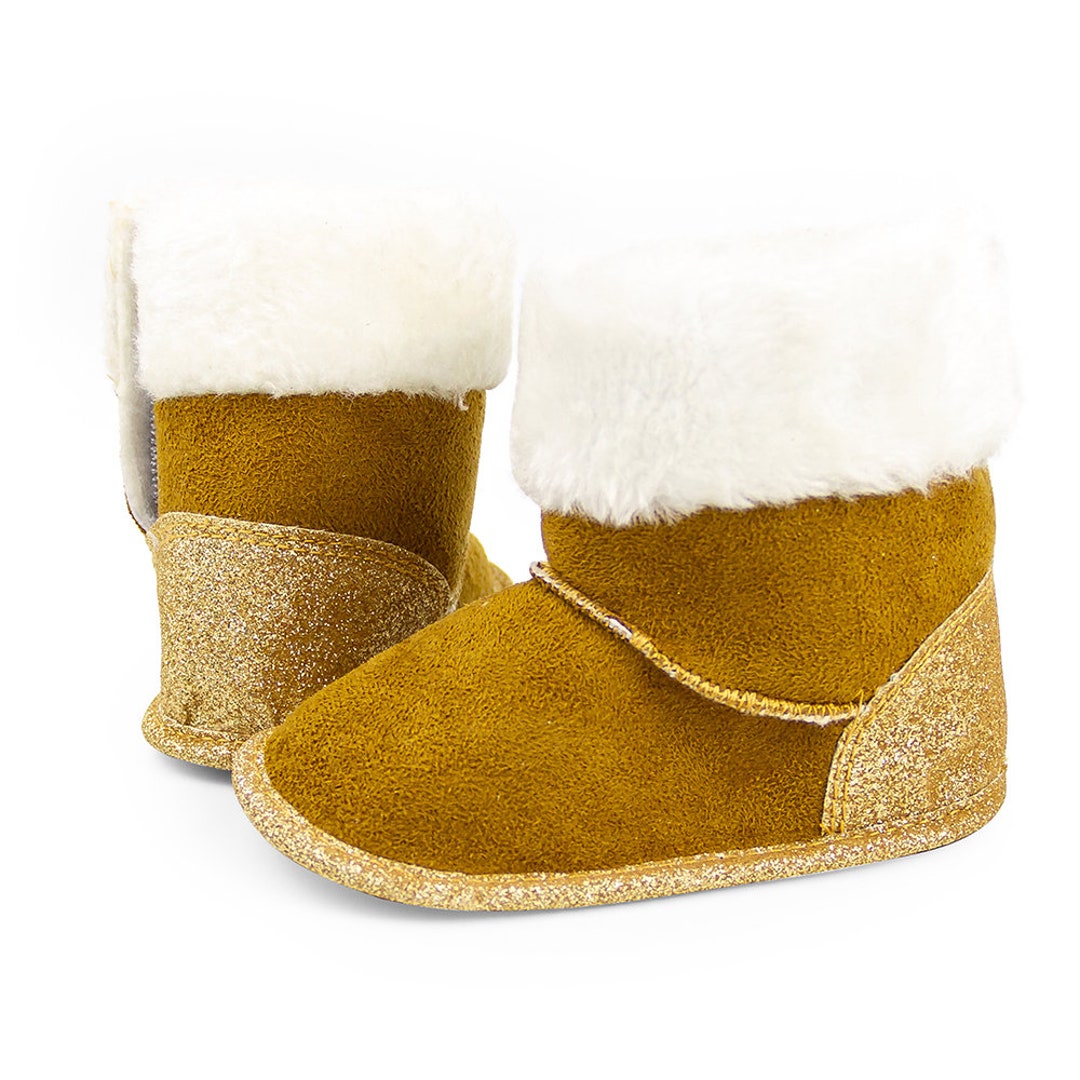 Baby's First Booties Ships From US Baby Shoes Slippers - Etsy