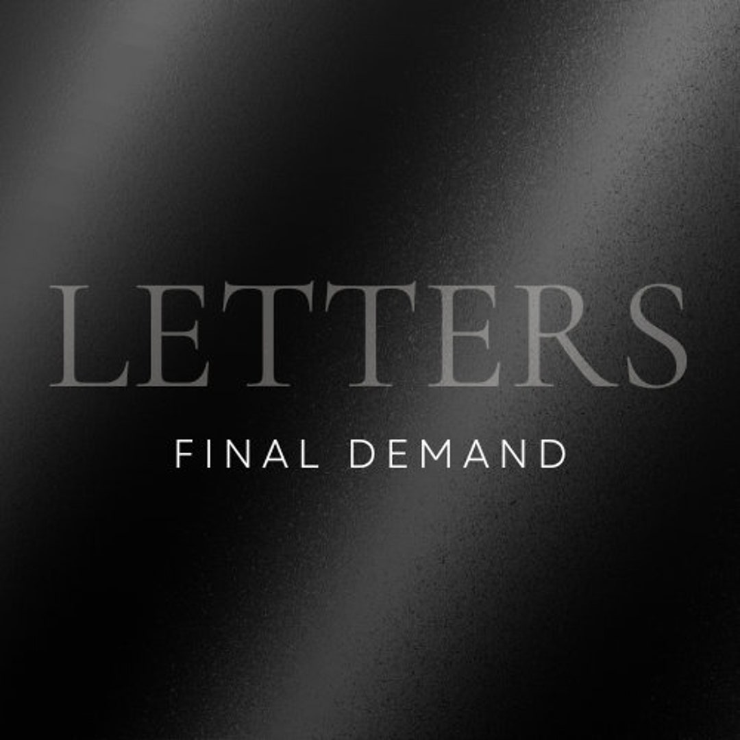 Final Demand Letter Template - Etsy