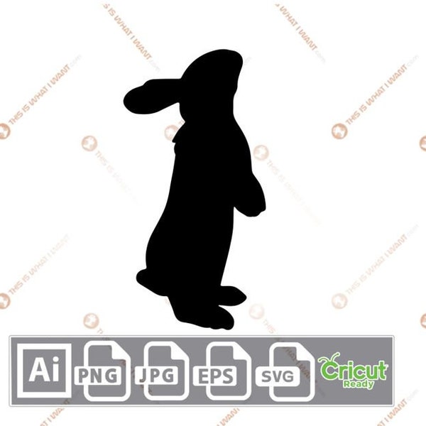 Standing Bunny Png - Etsy
