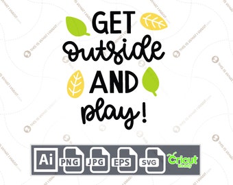 Play Outside Svg - Etsy