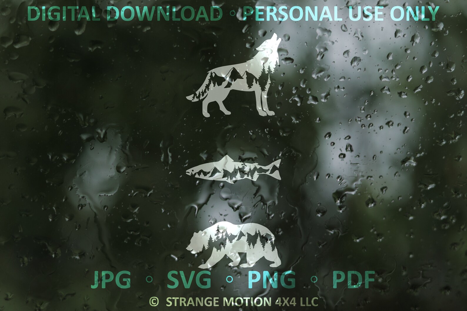 Mountain Animal SVG Bundle Mountain SVG Accessories for - Etsy