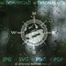 PNW Mountain SVG File, Pacific Northwest Compass, PNW, Laser File ...