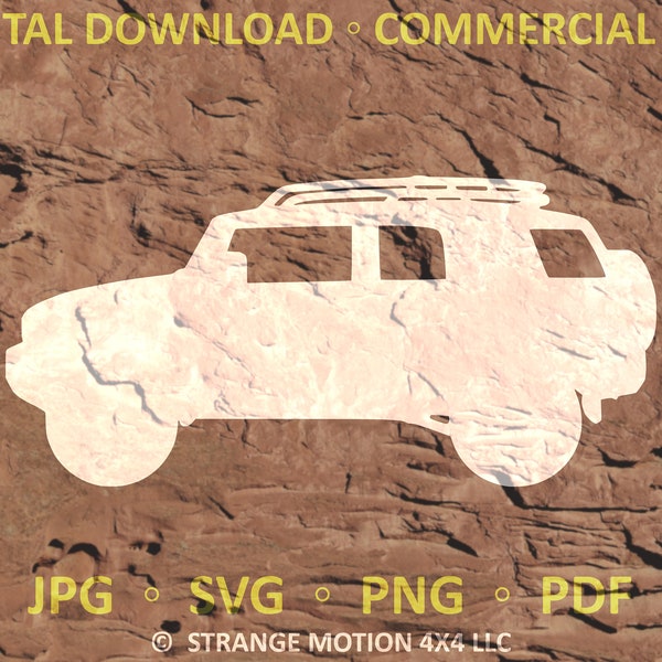 Fj Cruiser Svg File - Etsy