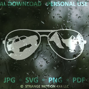 SVG for 4runner 5th Gen Aviators, Vector, Clipart, Cut File for Cricut ...
