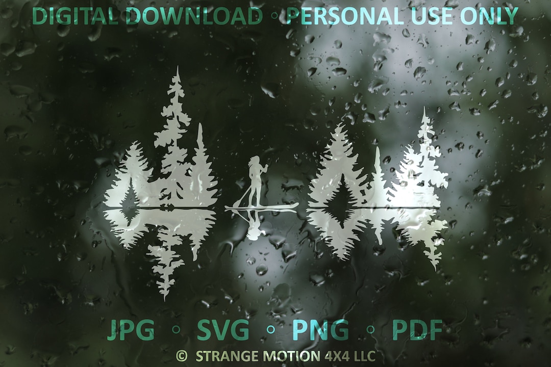 Paddle Board SVG, SUP Clipart, Stand up Paddleboarding, Sup Board ...