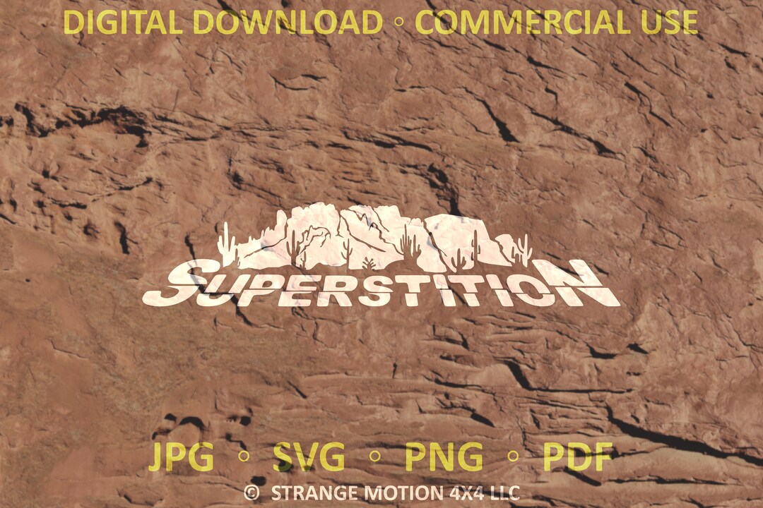 Superstition Mountains SVG File, Desert Clipart, Cutting File, SVG for ...