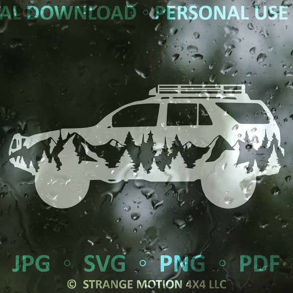 Gen 4runner svg - Etsy España