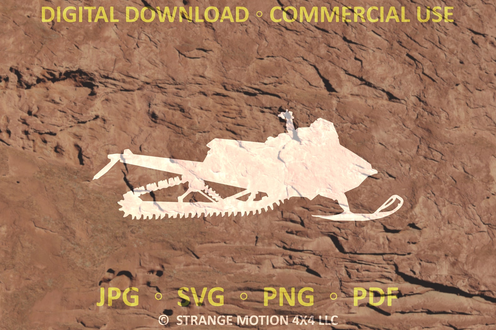 Snowmobile SVG File, Snowmobile Clipart, Adventure, Laser File, Laser ...