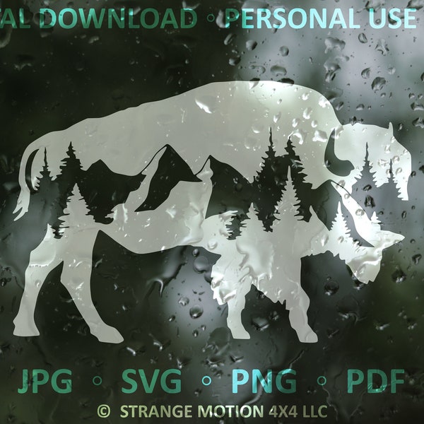 Buffalo Svg - Etsy