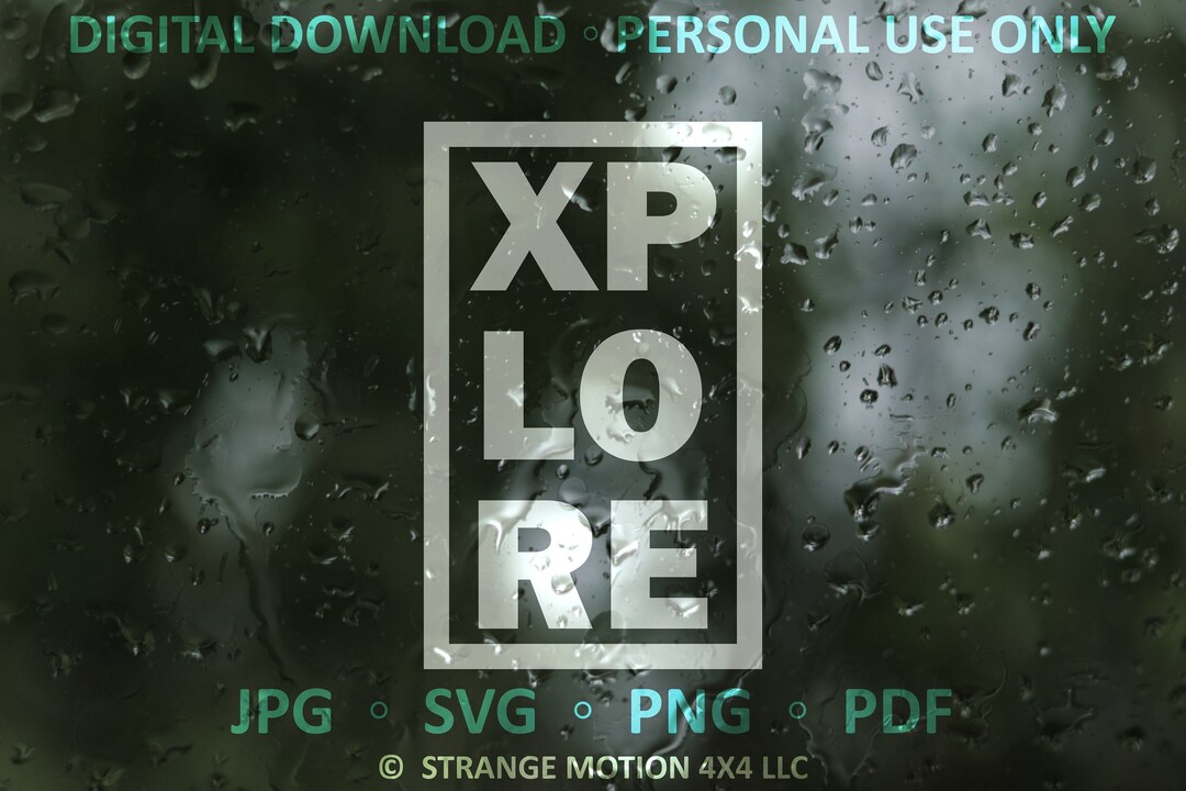 Xplore SVG File, Mountain Design, Laser File, Laser Cut File, Svg ...