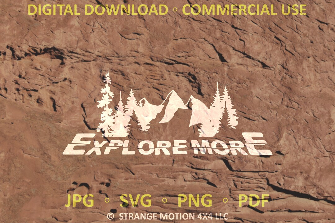 Mountain SVG Explore More SVG Outdoor Clipart Travel Png - Etsy