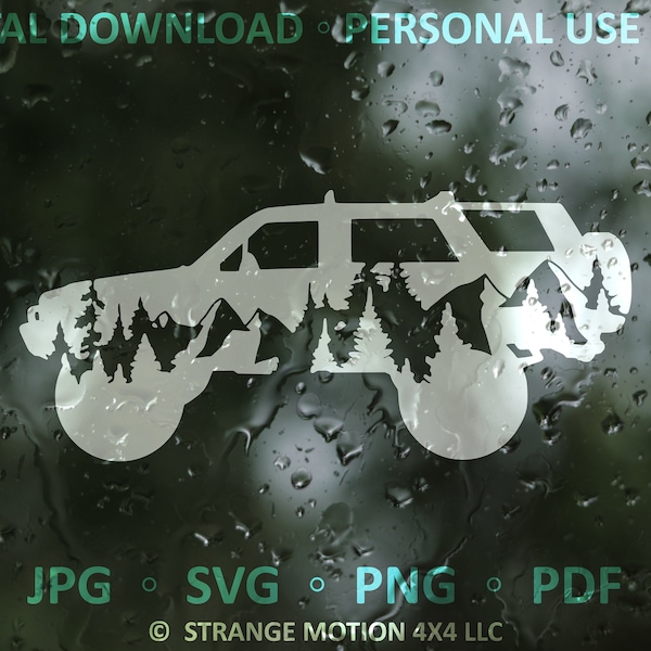 4runner Svg File - Etsy