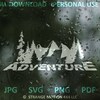 PNW Mountain SVG File, Pacific Northwest Compass, PNW, Laser File ...