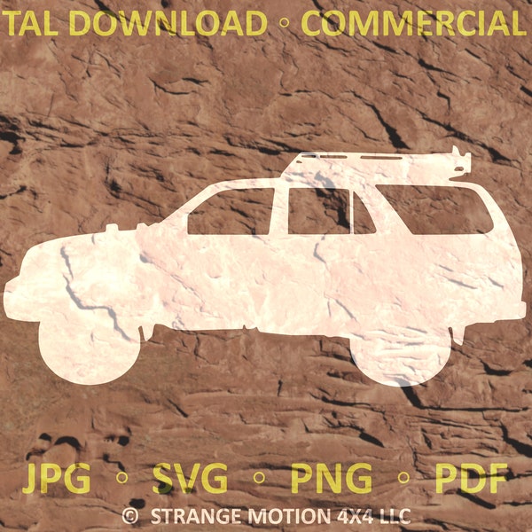 Toyota 4runner Svg - Etsy Israel