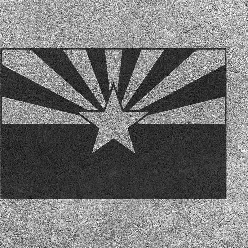 Arizona State Flag Svg - Etsy