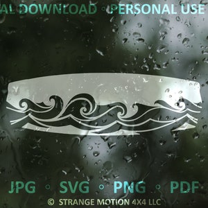 Wakeboard SVG, Wakeboard Clipart, Outdoor Adventures, Laser File, Laser ...