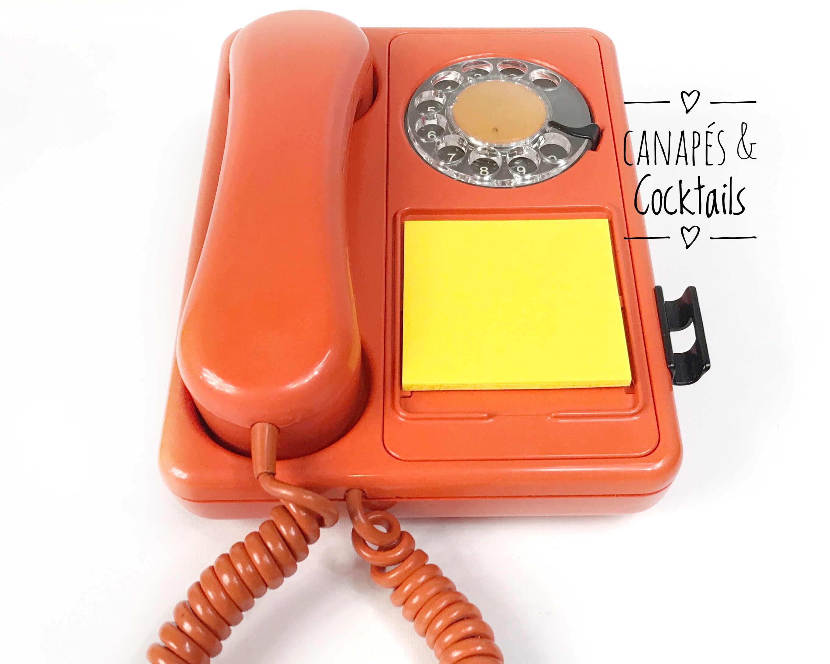 Vintage Orange Desk Phone Doodle Model 430 Northern Etsy vintage-orange-desk-phone-doodle-model-430-northern-etsy