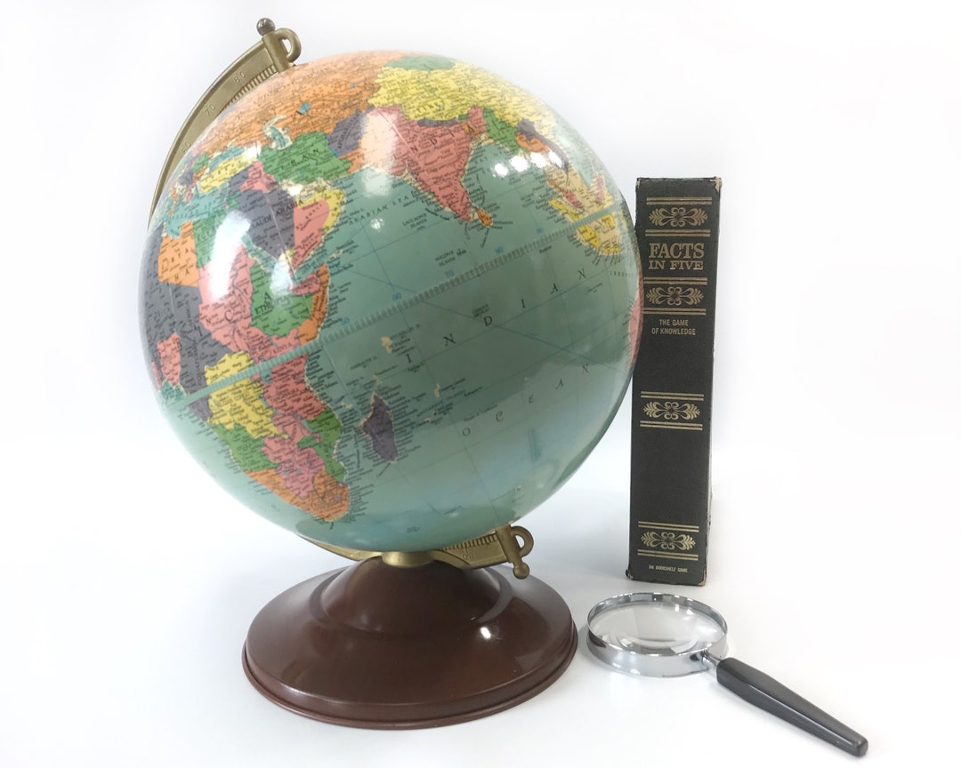 Amazing Replogle World Globe From the 1940s, 12 Reference Globe With ...