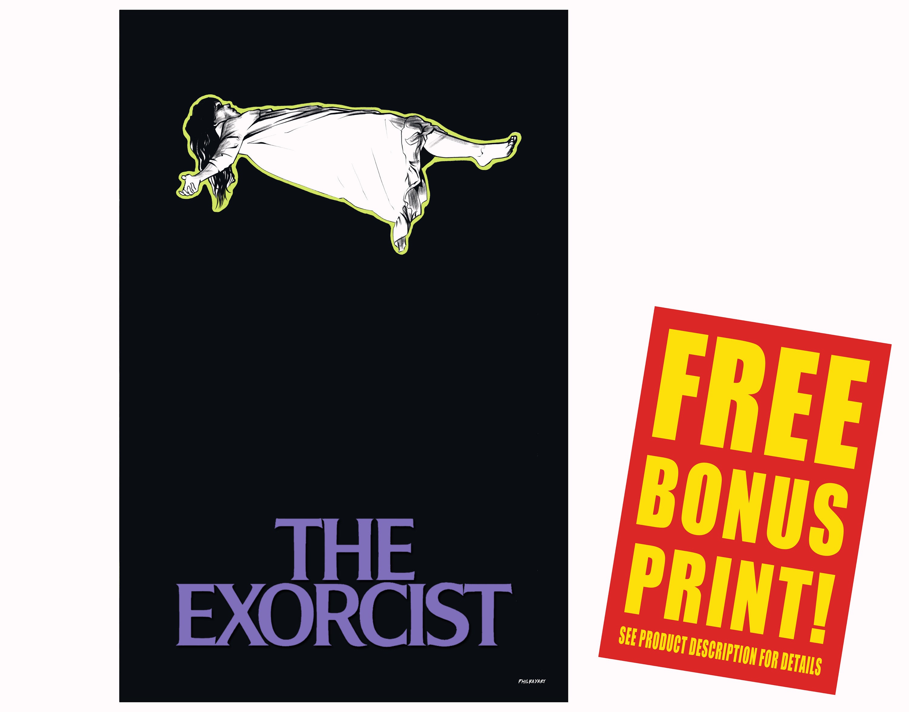 The Exorcist Poster the Exorcist 1973 Movie Poster Print the | Etsy