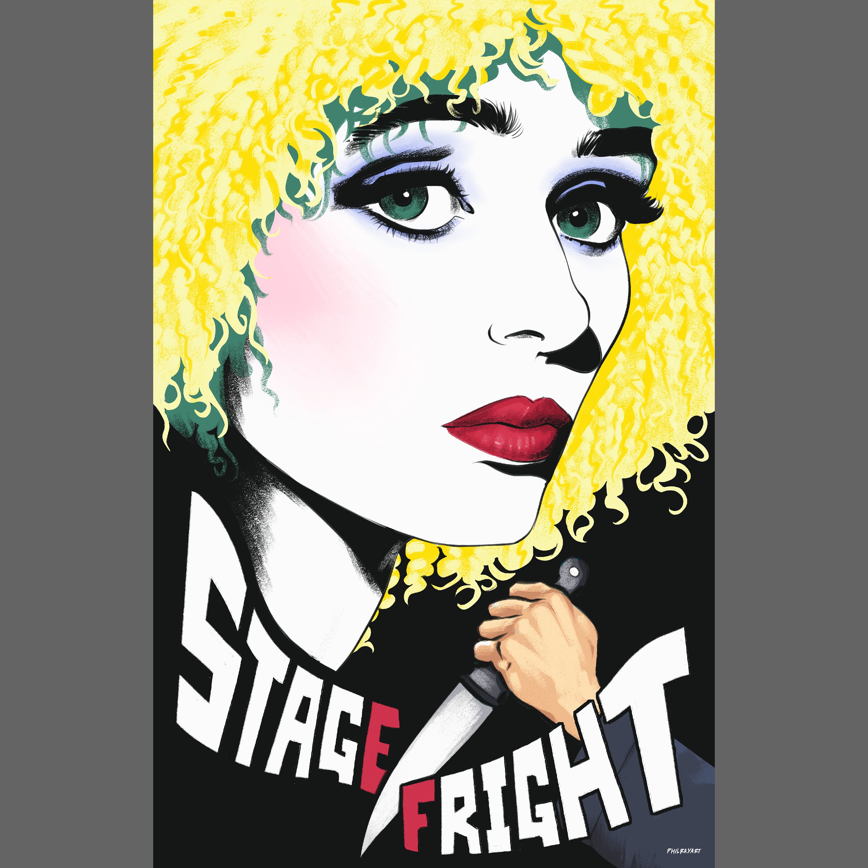 Stage Fright Poster Stage Fright 1987 Movie Poster Stage | Etsy